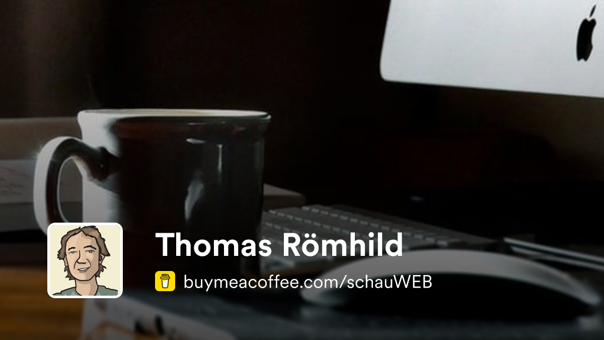 Thomas Römhild - Buymeacoffee