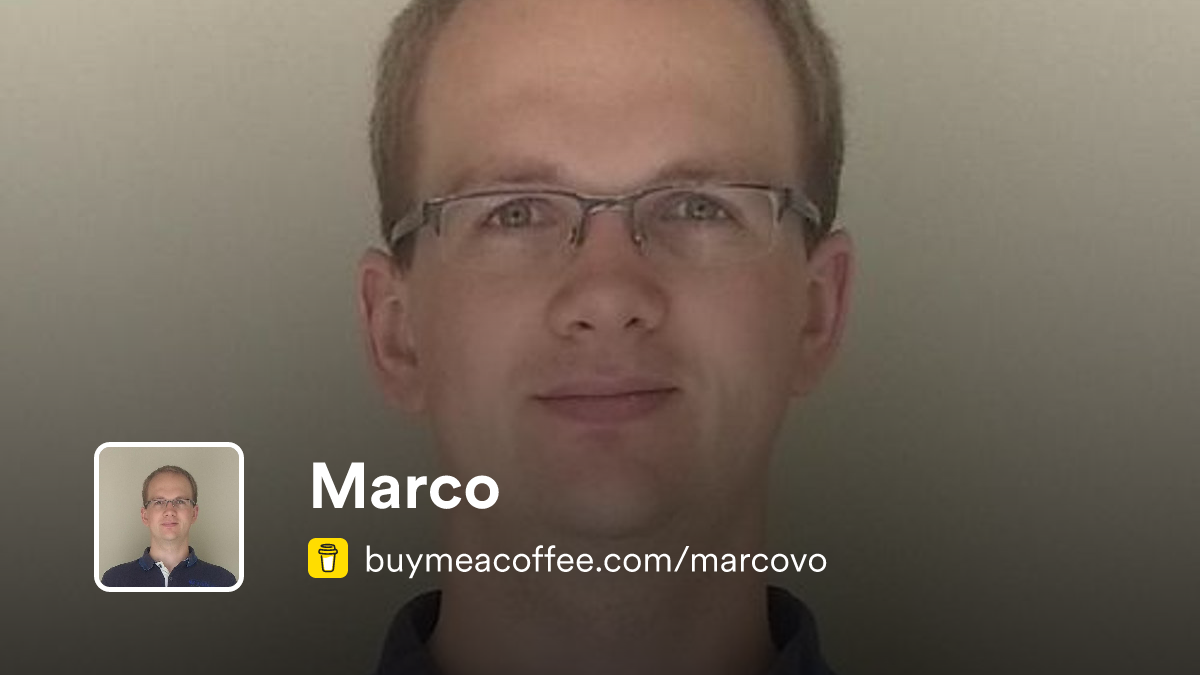 Marco - Buymeacoffee
