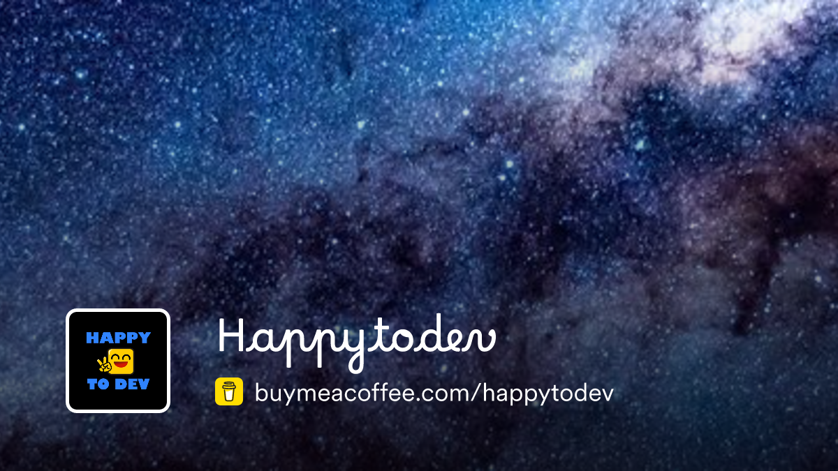 Happytodev is helping devs to learn new skills. - Buymeacoffee