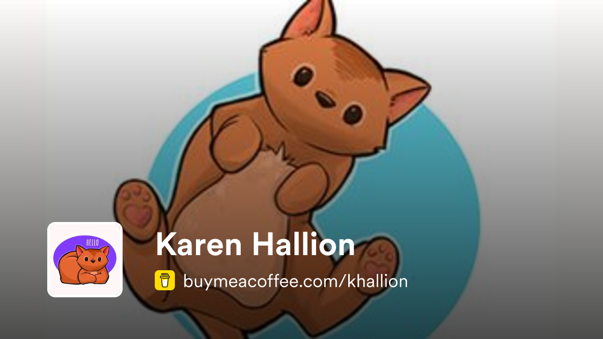 Karen Hallion is creating art - Buymeacoffee
