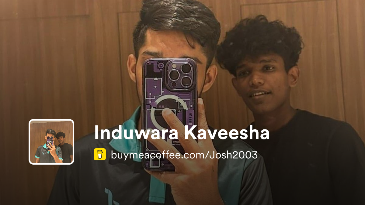Induwara Kaveesha - Buymeacoffee