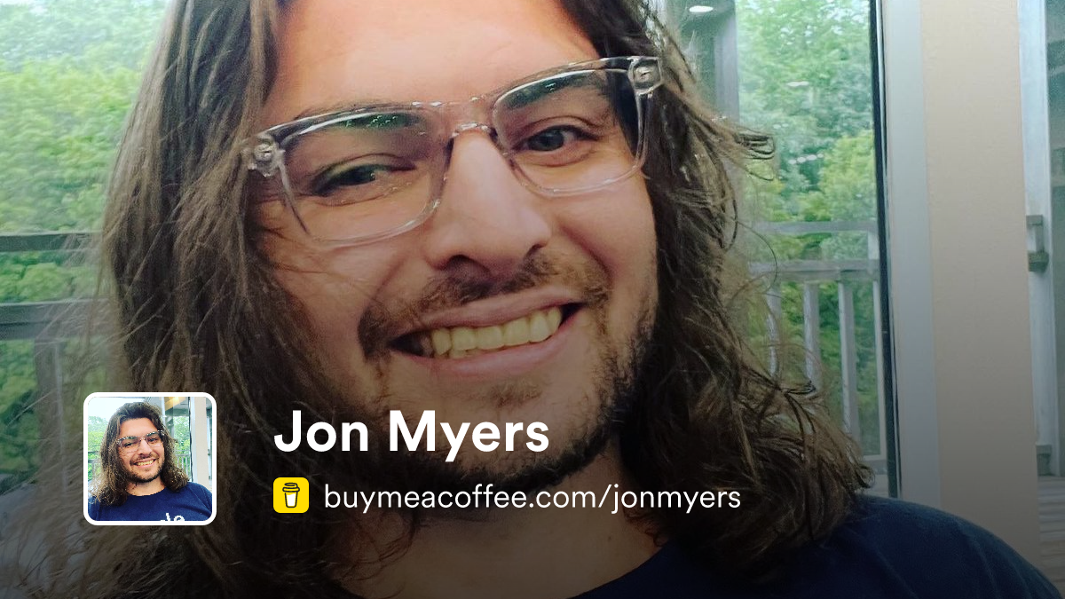 Jon Myers - Buymeacoffee