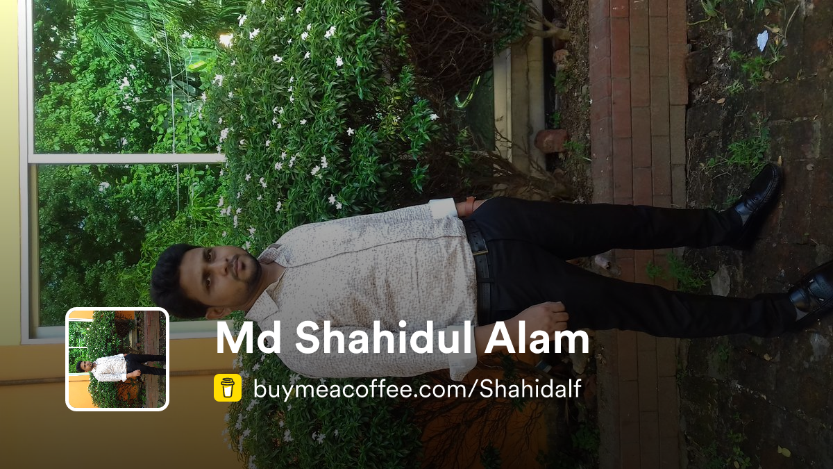 Md Shahidul Alam - Buymeacoffee