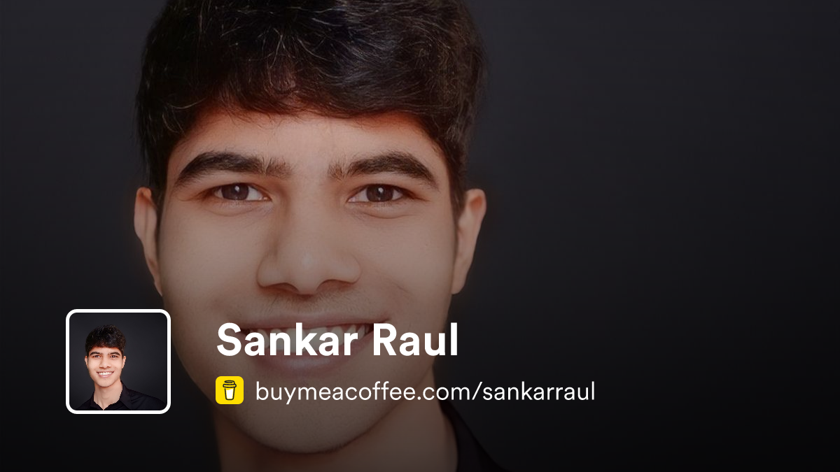 Sankar Raul - Buymeacoffee