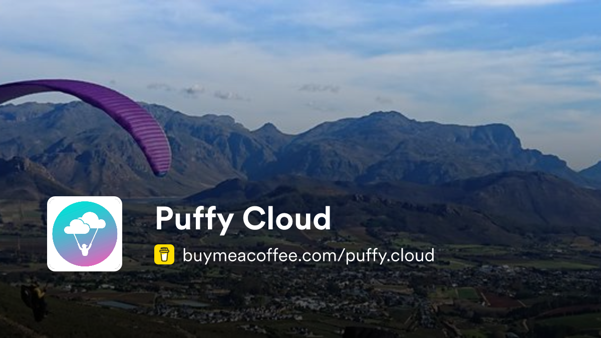 Puffy Cloud is FREE online guide for traveling paragliding pilots - Buymeacoffee