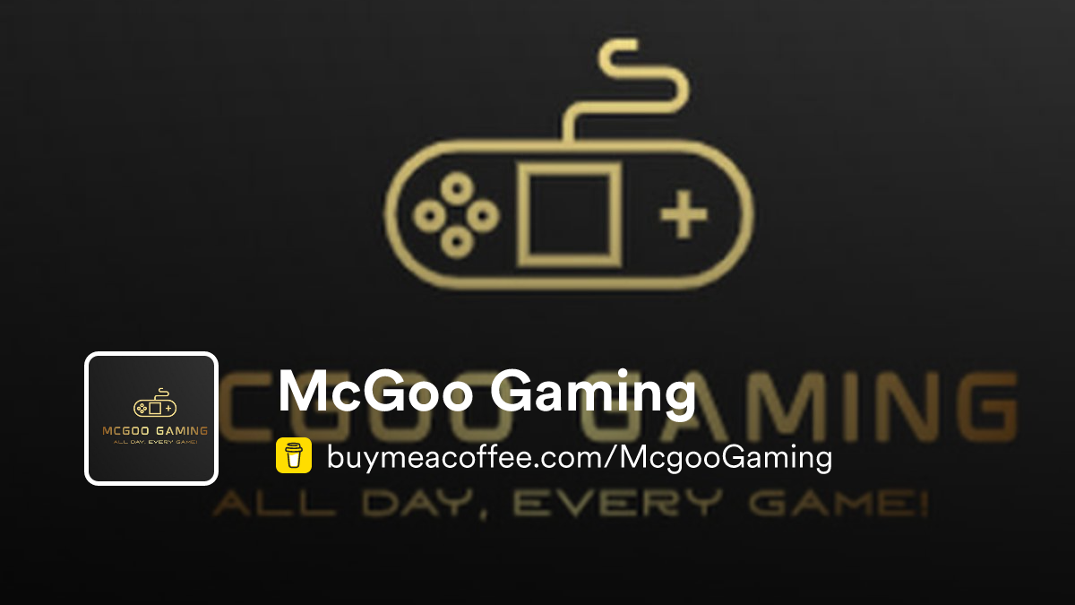 McGoo Gaming - Buymeacoffee