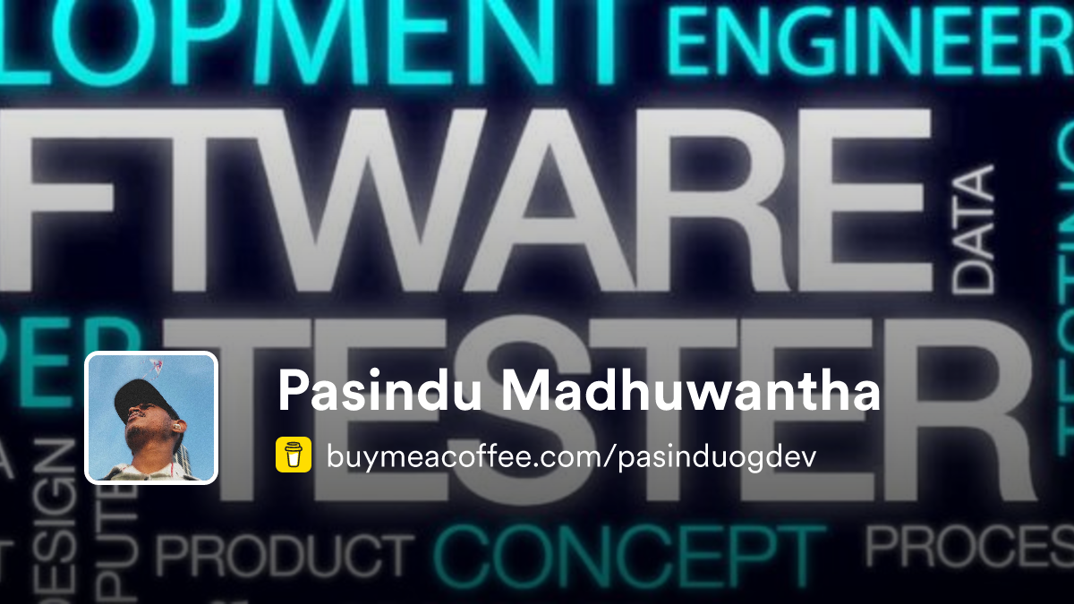 Pasindu Madhuwantha is Software Developer - Buymeacoffee