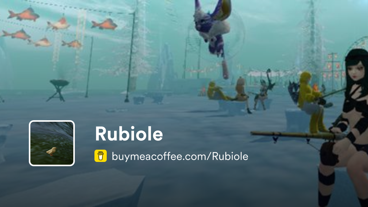 Rubiole is Archeage tutorials - Buymeacoffee