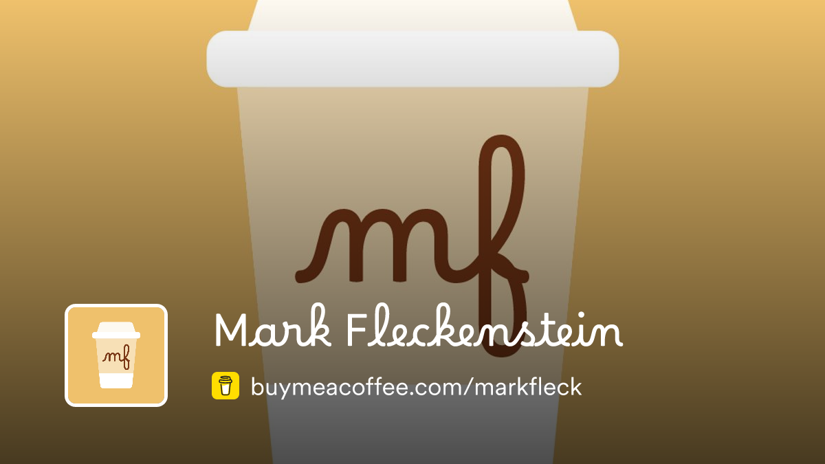Mark Fleckenstein is Tiny Projects - Buymeacoffee