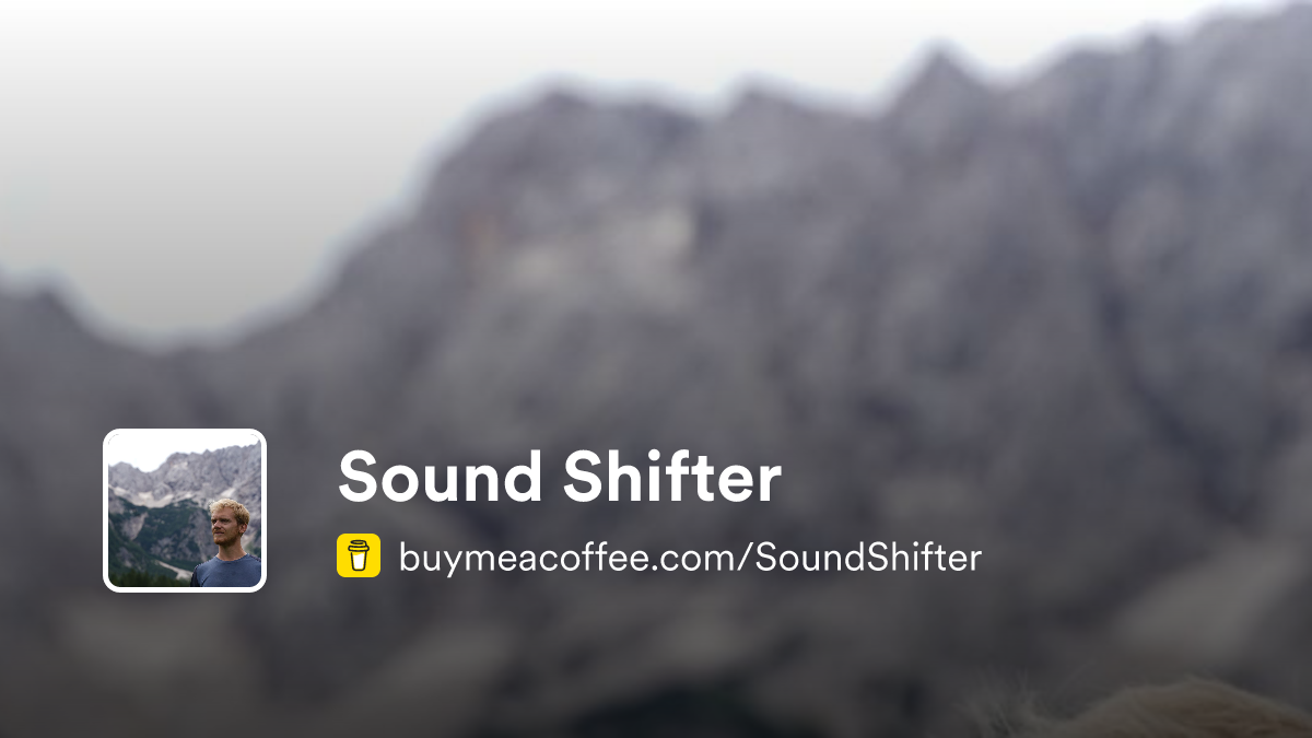 Sound Shifter - Buymeacoffee