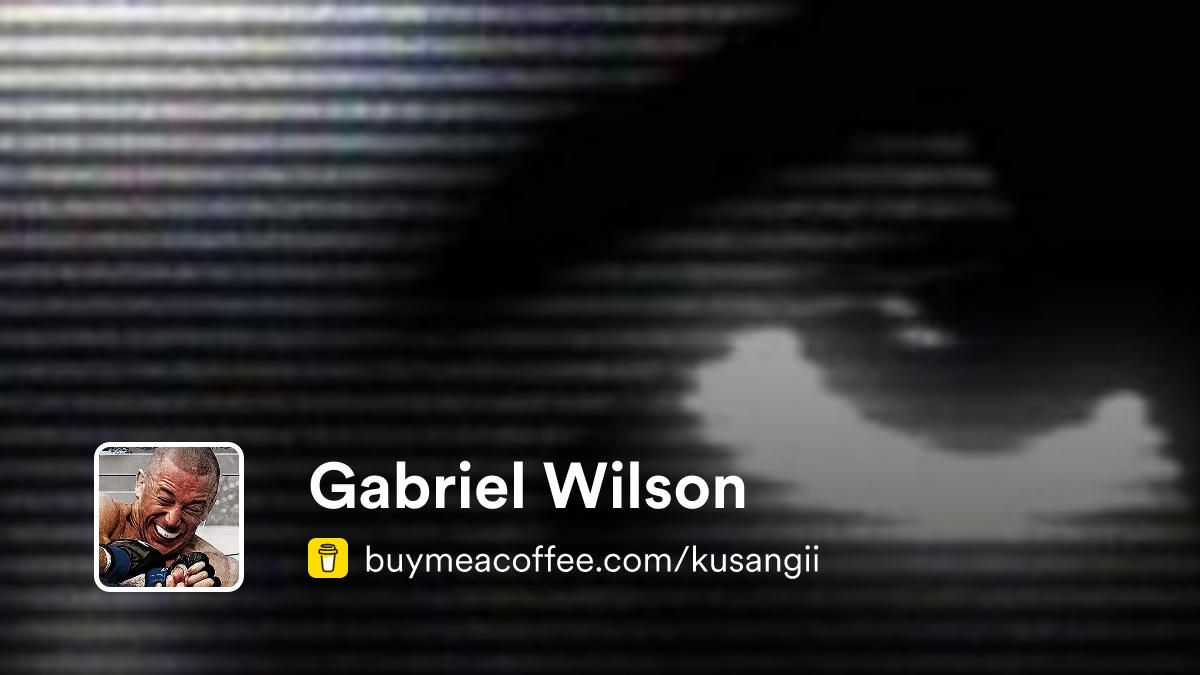 Gabriel Wilson - Buymeacoffee