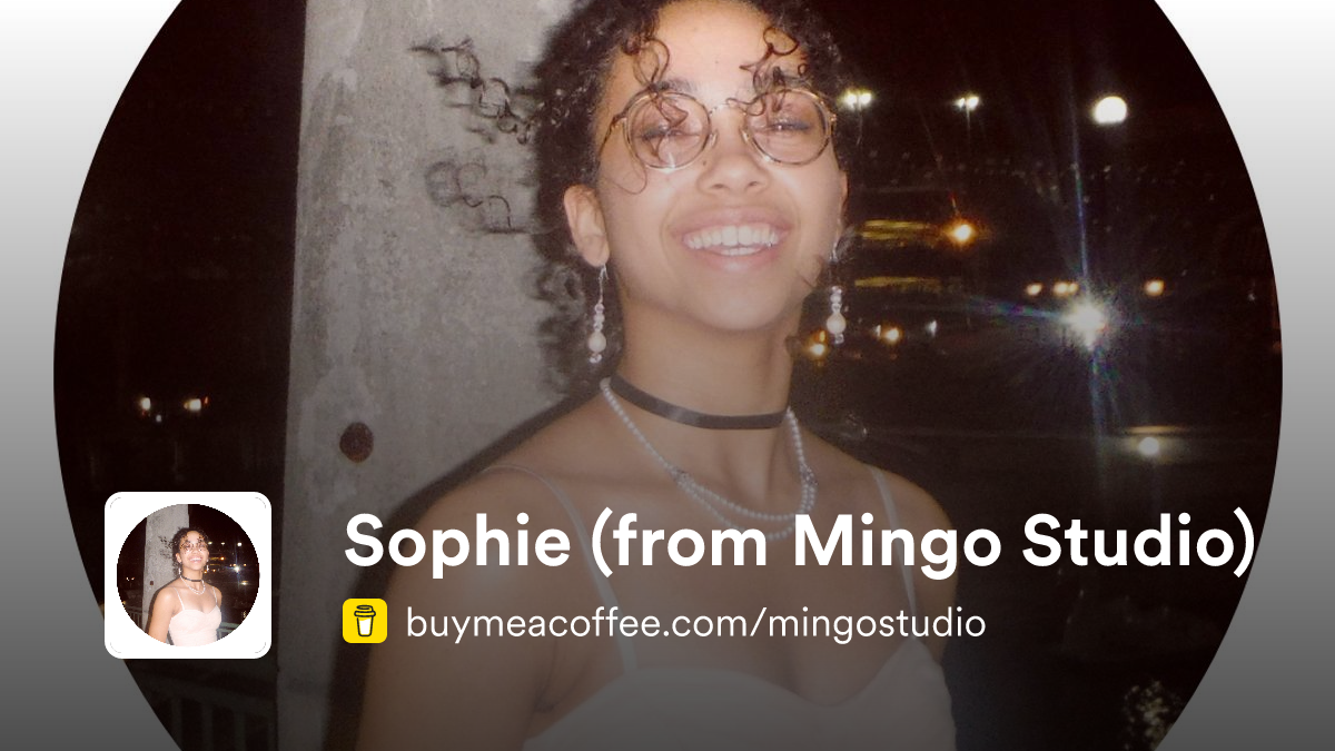 Sophie (from Mingo Studio) - Buymeacoffee