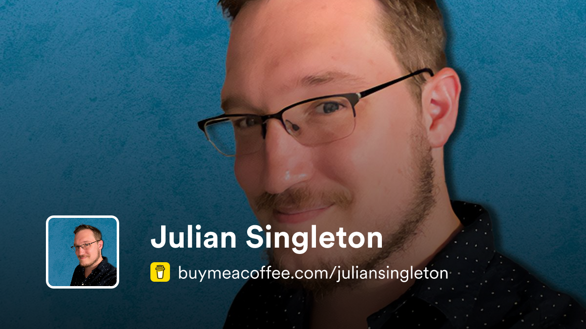 Julian Singleton - Buymeacoffee