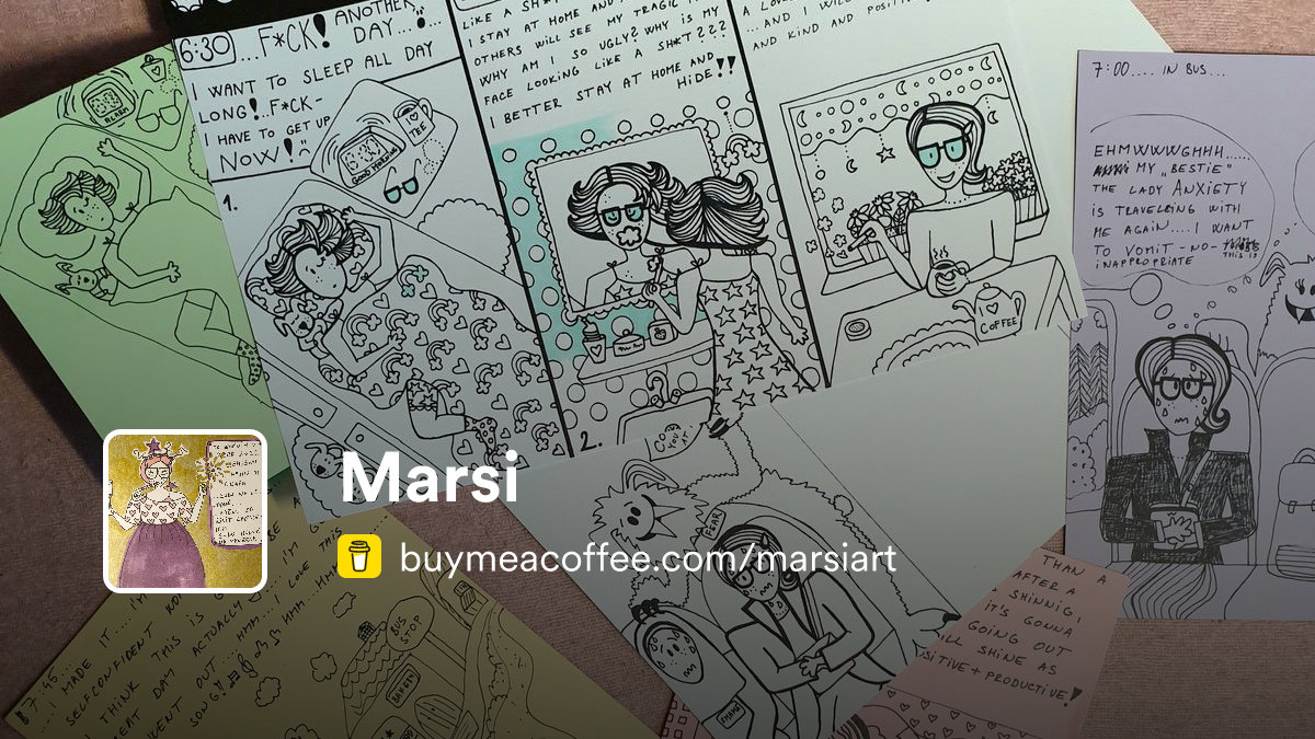 Marsi is drawings mostly... and currently learning Hand weaving ...