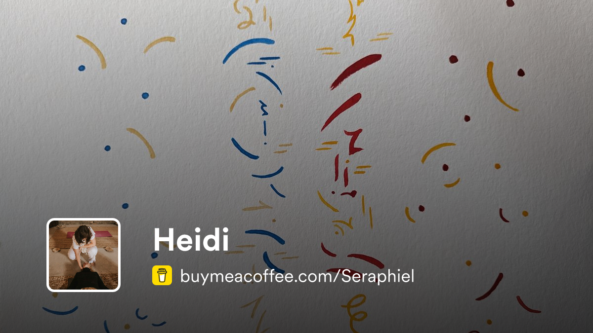 Heidi - Buymeacoffee