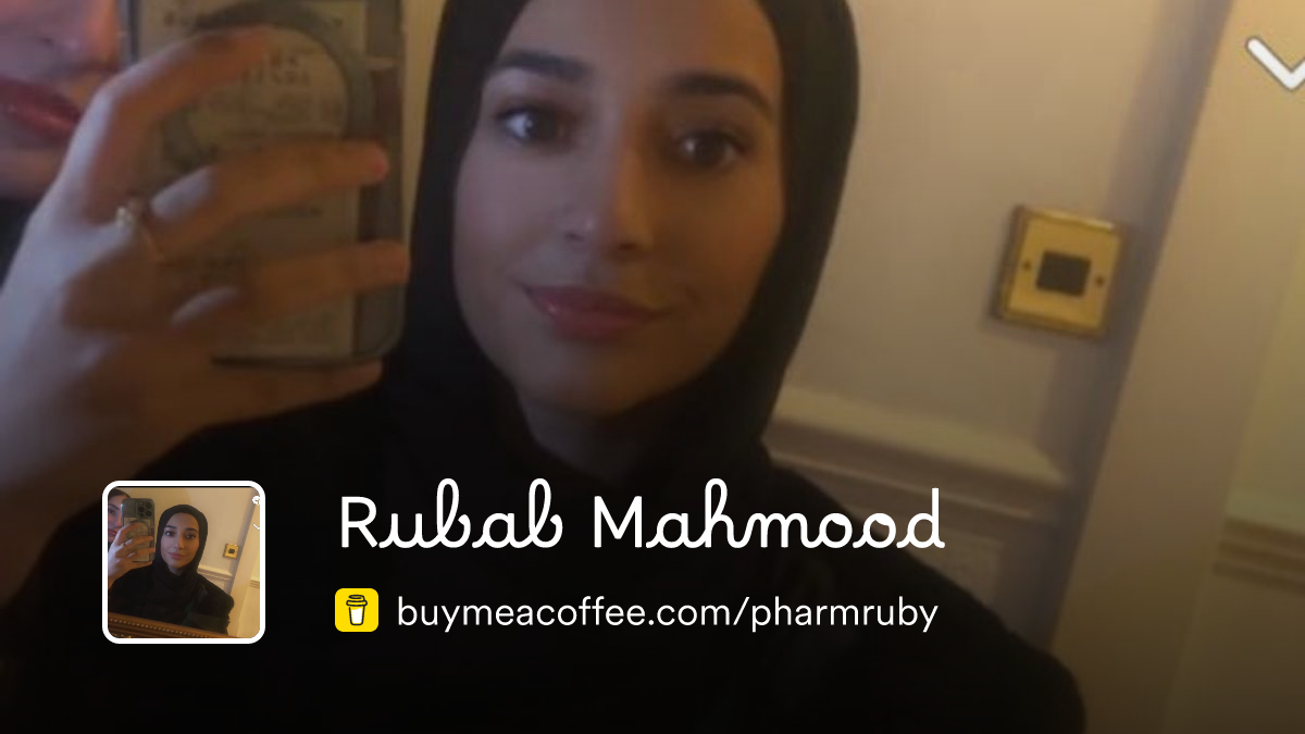 Rubab Mahmood - Buymeacoffee