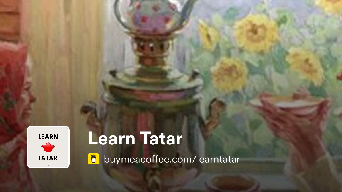 Learn Tatar - Buymeacoffee