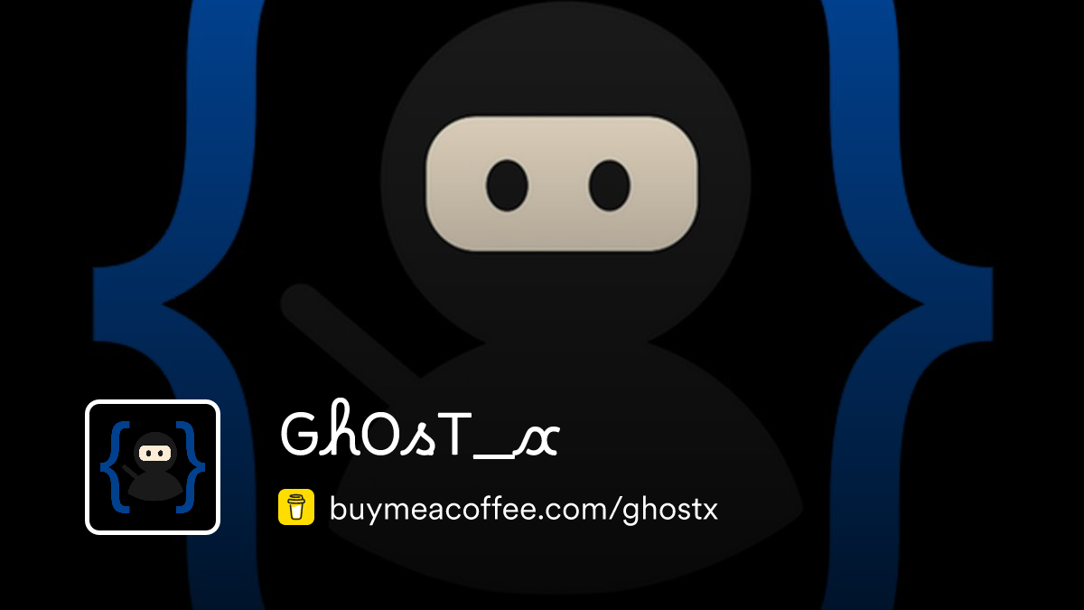GhOsT_x - Buymeacoffee