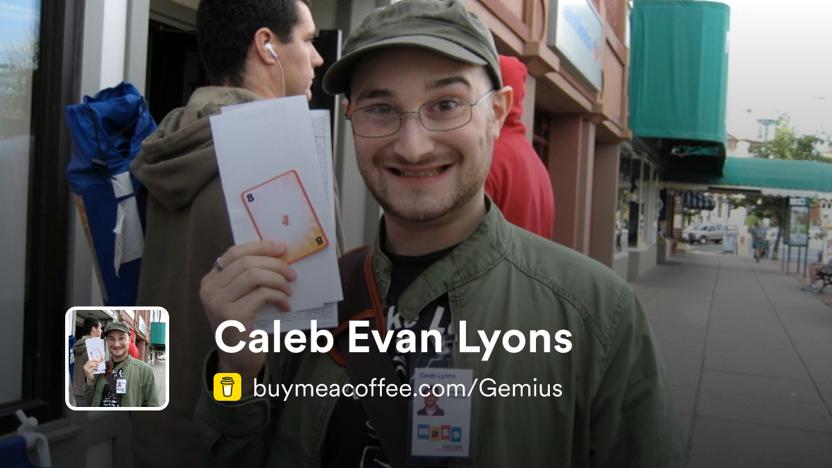 Caleb Evan Lyons - Buymeacoffee