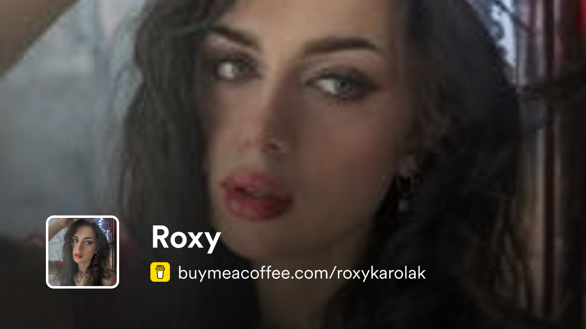 Roxy - Buymeacoffee