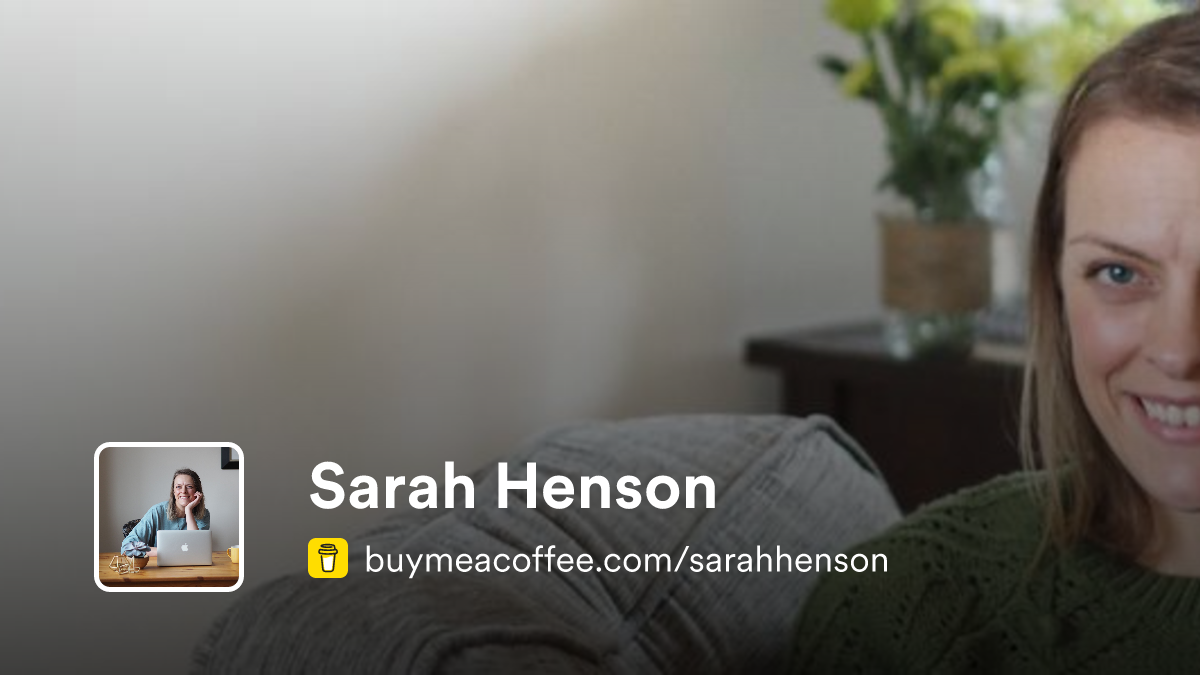 Sarah Henson - Buymeacoffee