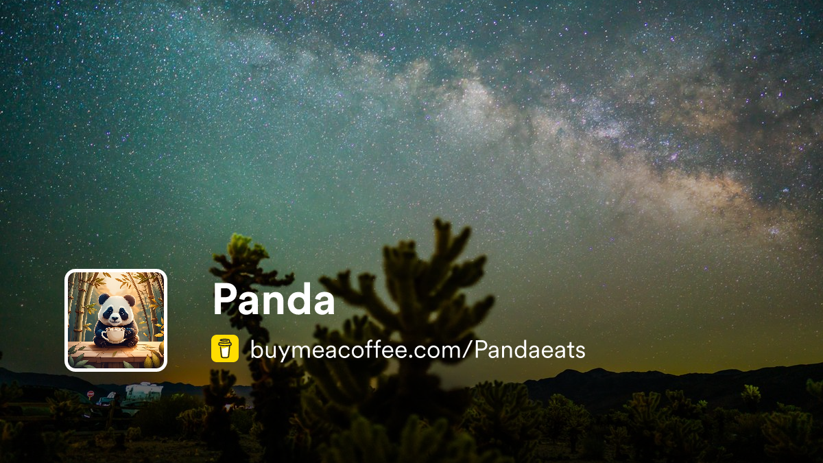 Panda - Buymeacoffee