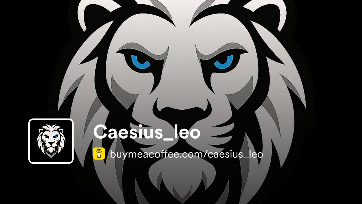 Caesius_leo - Buymeacoffee