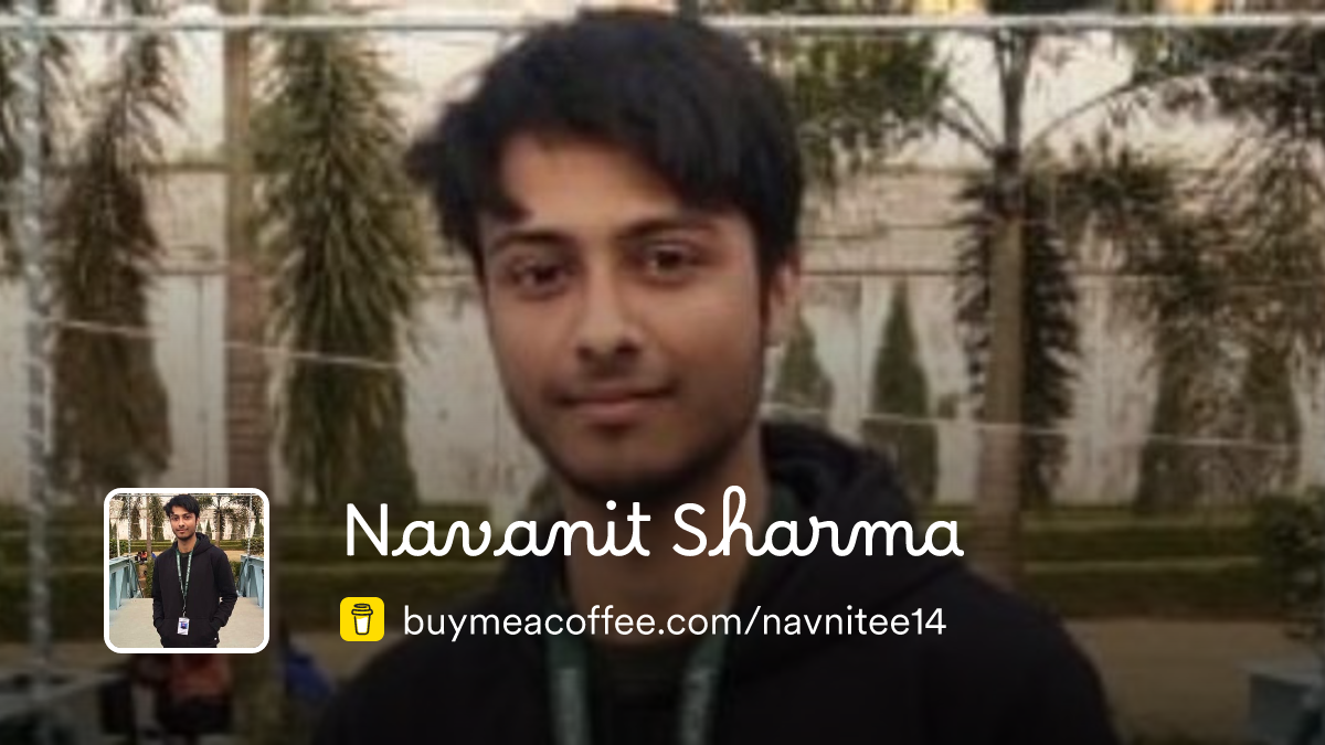 Navanit Sharma - Buymeacoffee