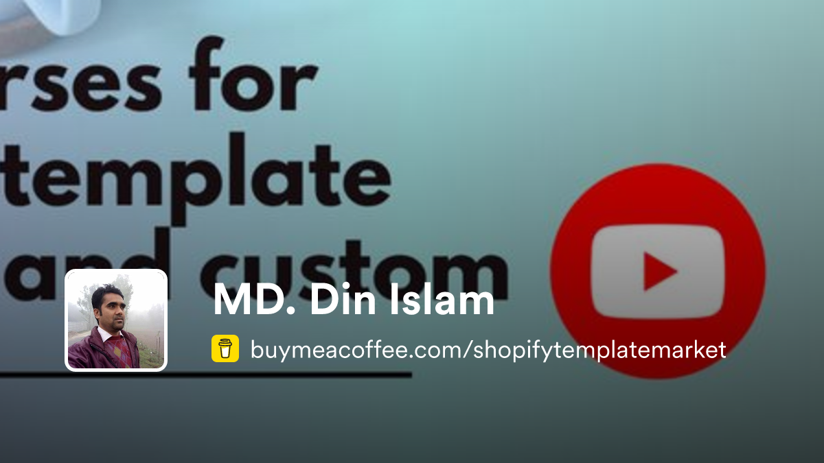 MD. Din Islam - Buymeacoffee