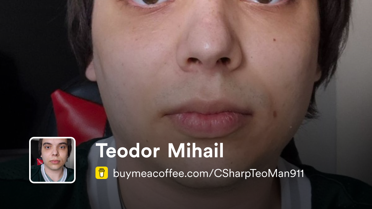 Teodor Mihail - Buymeacoffee