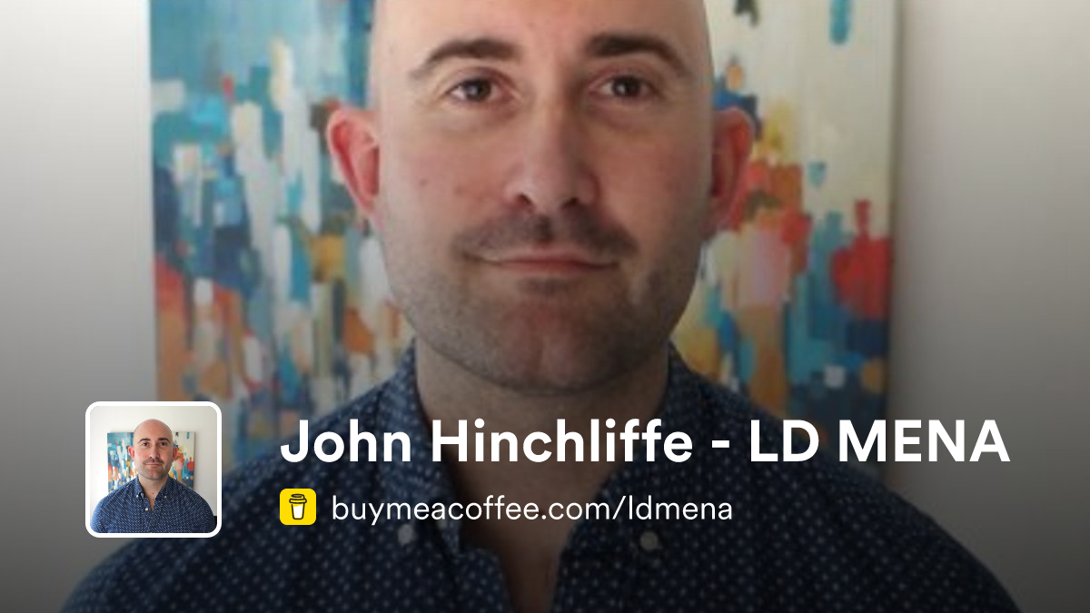 John Hinchliffe - LD MENA - Buymeacoffee