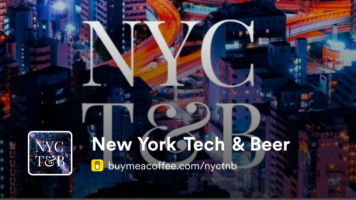 New York Tech & Beer - Buymeacoffee