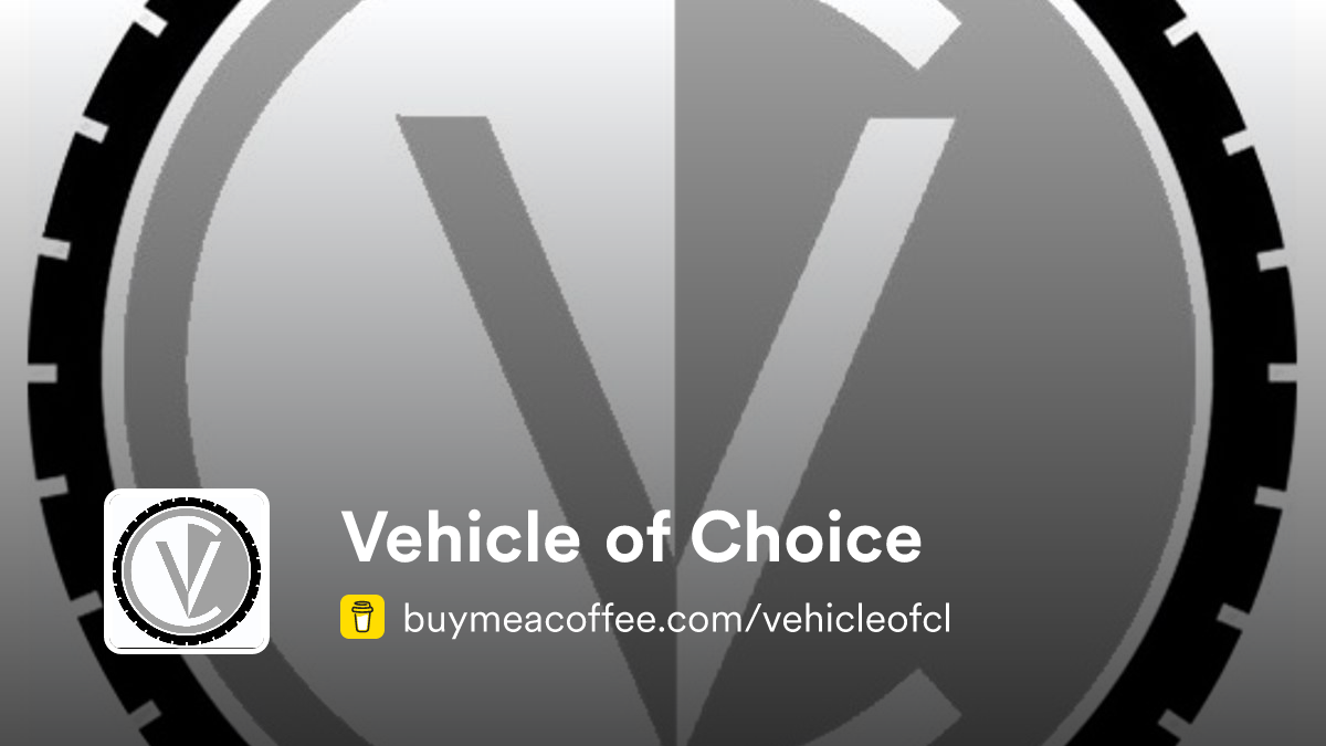 Vehicle of Choice - Buymeacoffee