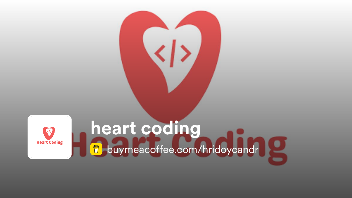Extras | heart coding - Buymeacoffee
