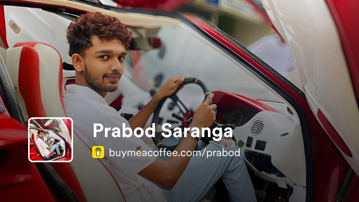 Prabod Saranga - Buymeacoffee