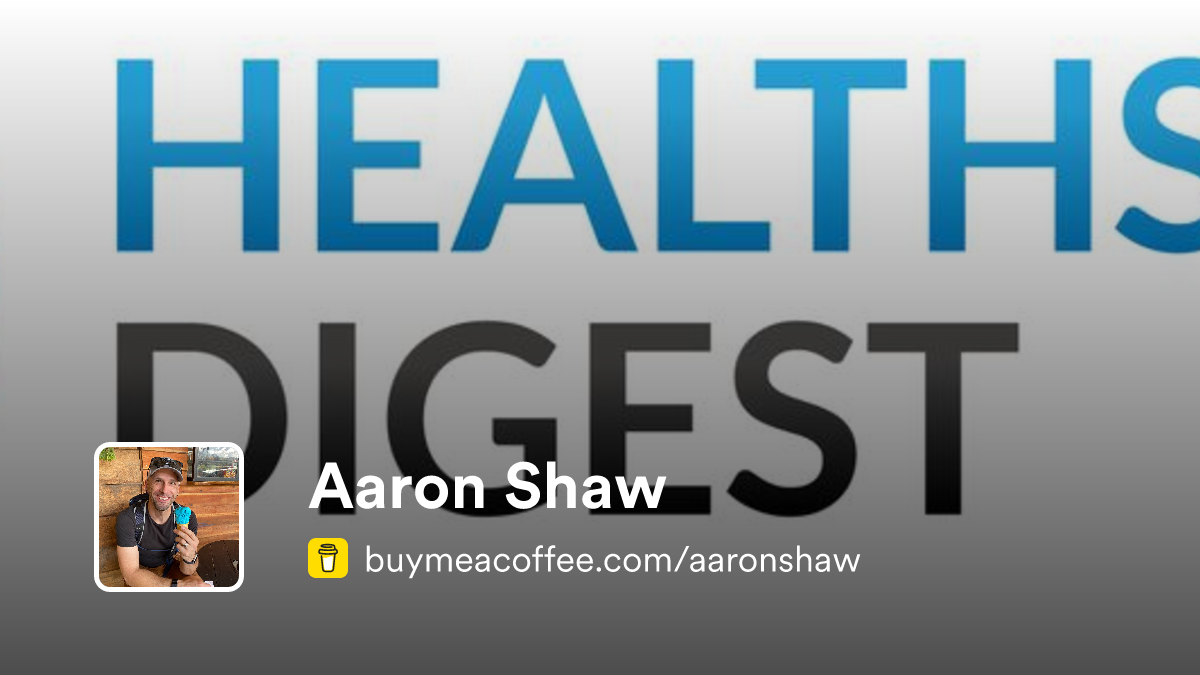 Aaron Shaw is Building a community pursuing health, vitality, and longevity. - Buymeacoffee