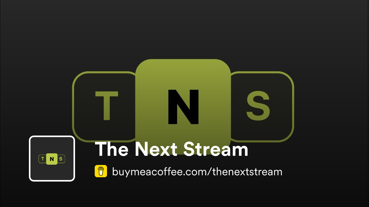 The Next Stream - Buymeacoffee