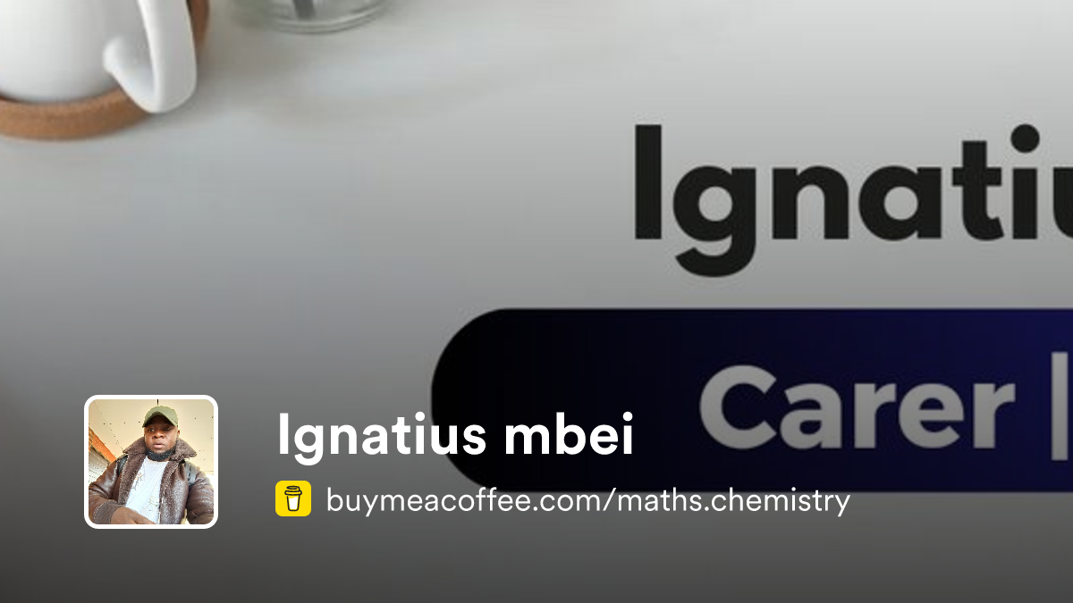 Ignatius mbei - Buymeacoffee