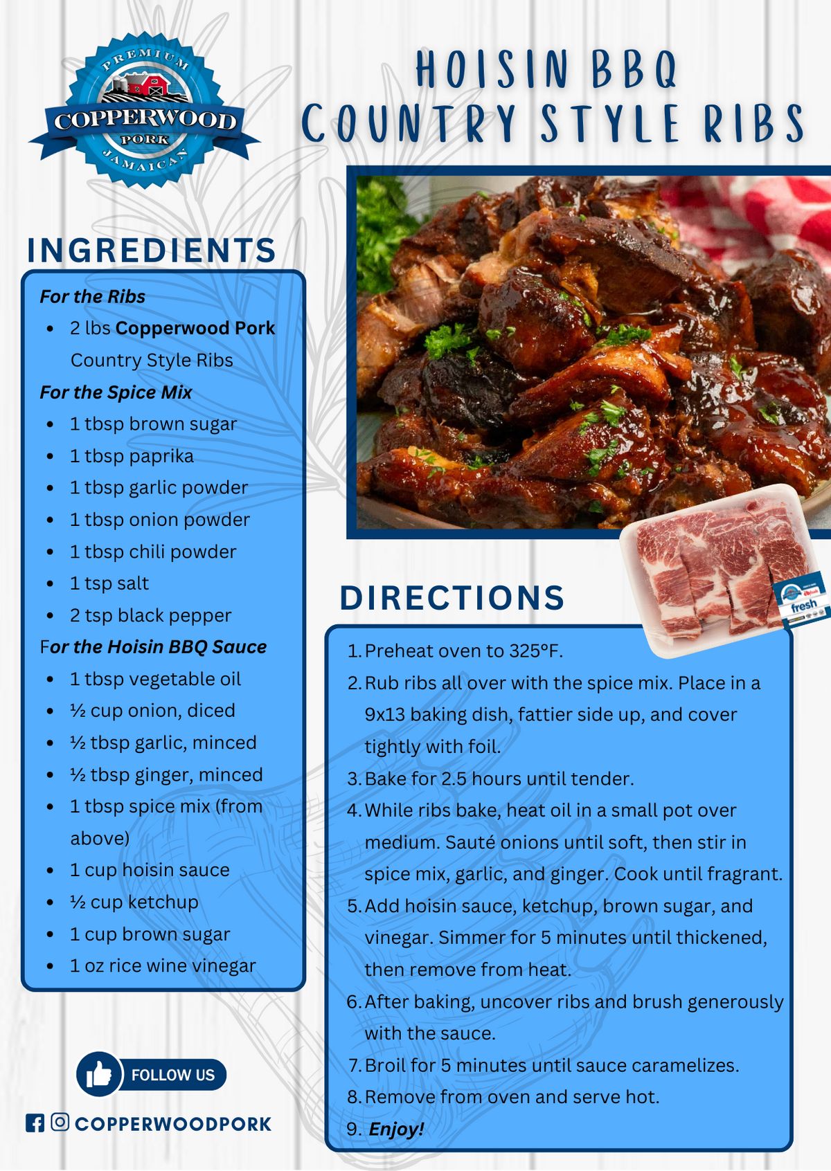 Hoisin BBQ Country Style Ribs — Gabrielle Rowe - Buymeacoffee