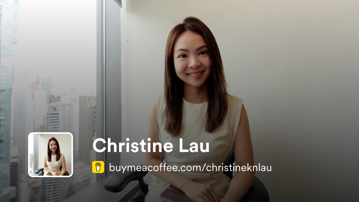 Christine Lau - Buymeacoffee
