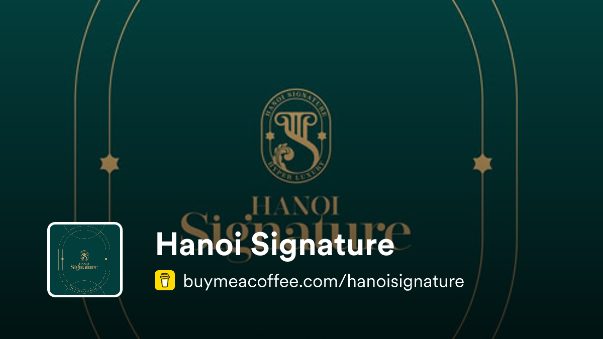 Hanoi Signature - Buymeacoffee