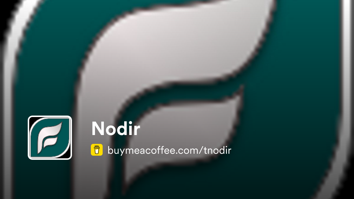 Nodir - Buymeacoffee
