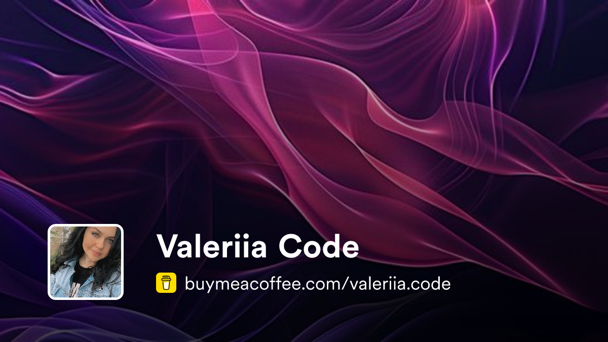 Valeriia Code - Buymeacoffee