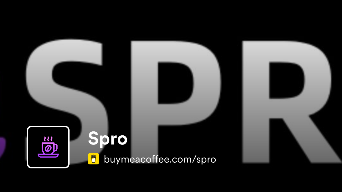 Spro - Buymeacoffee
