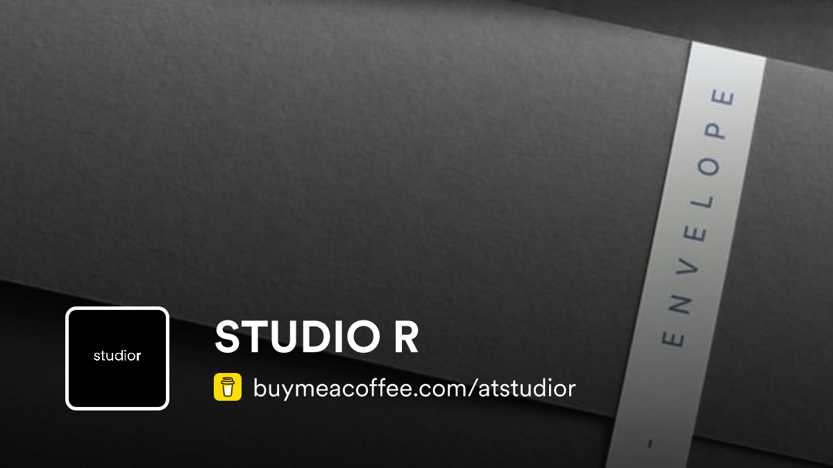 STUDIO R - Buymeacoffee