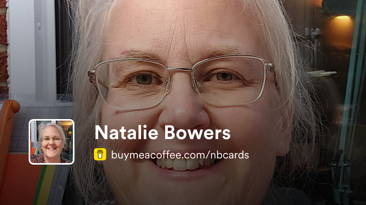 Natalie Bowers is card-making tutorials - Buymeacoffee