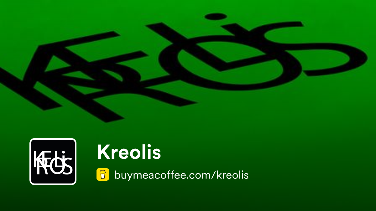 Kreolis is Kreolis Music World Podcast - Buymeacoffee
