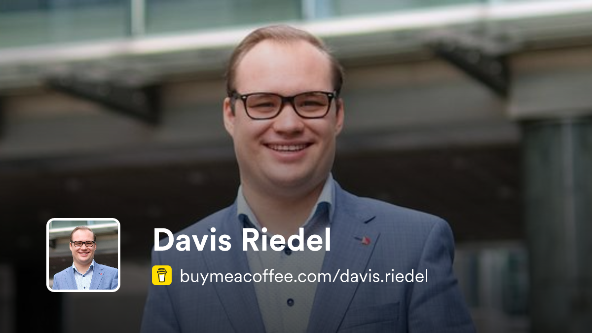Davis Riedel - Buymeacoffee