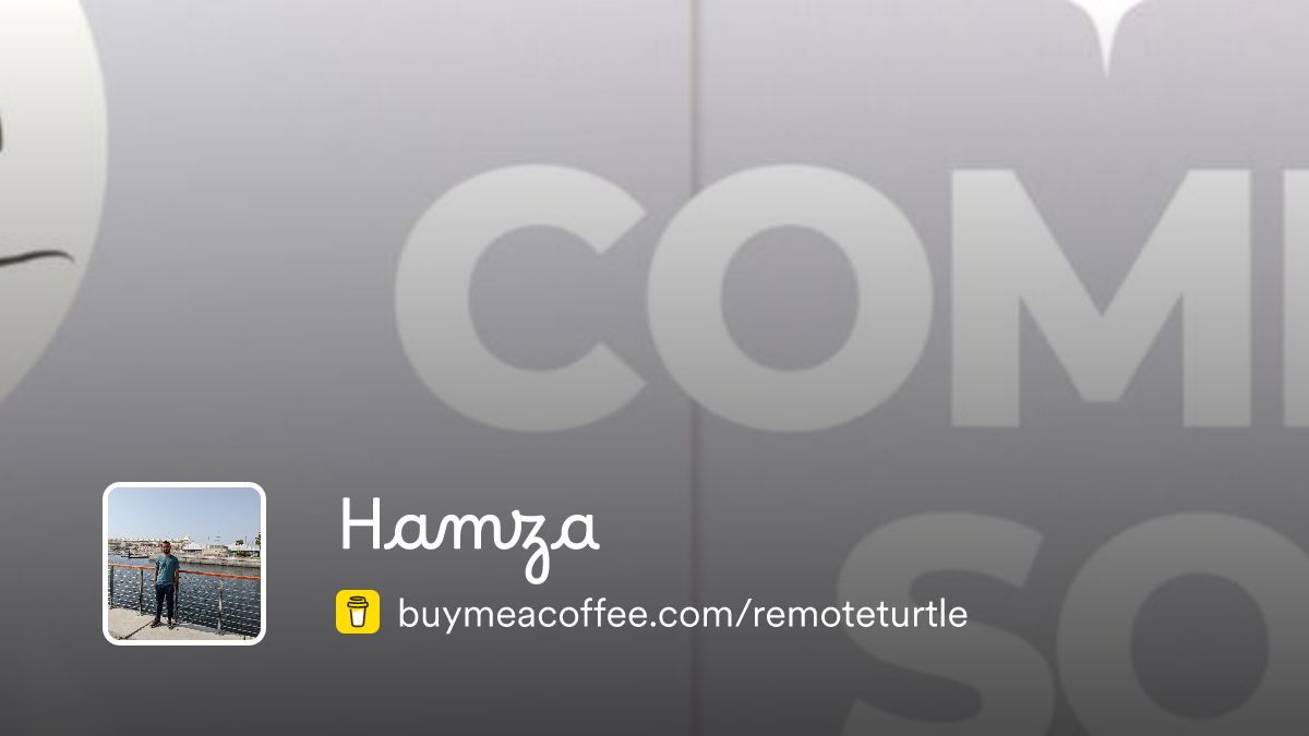 Hamza is Creating a blogsite on the Home Office, Remote Work and Digital Skills - Buymeacoffee