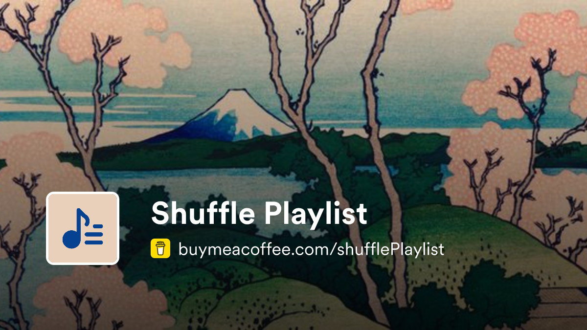 Shuffle Playlist - Buymeacoffee